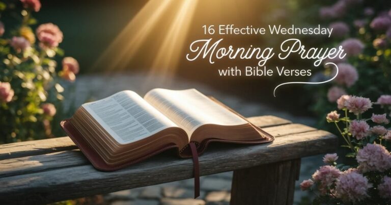 Wednesday Morning Prayer With Bible Verses